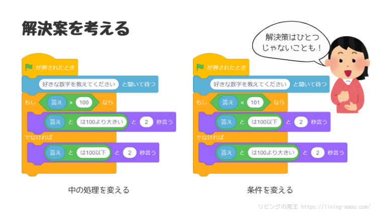 【エラーで学ぶScratch】バグを自分で解決！デバッグの基礎を学ぼう – リビングの魔王